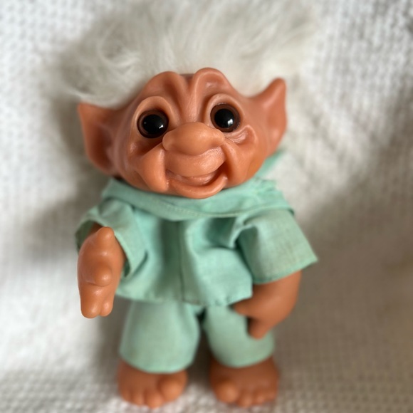 Trolls | Toys | Vintage Large Dam Norfin Surgeon In Scrubs Troll | Poshmark